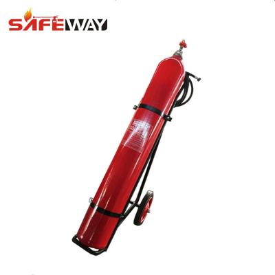 China 10Kg Trolley Empty Co2 Fire Extinguisher Cylinder for sale