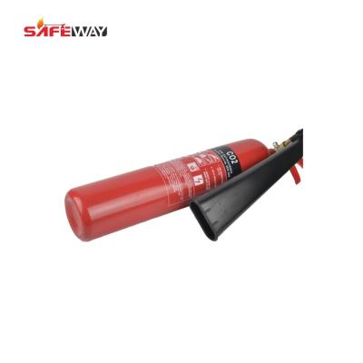 China MT5 Carbon Dioxide Fire Extinguisher BSI En3 89B Rate Fire Class for sale