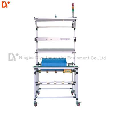 China Antistatic Electronic Work Table Easy Assembly Light Duty Lean Tube Workbench for sale