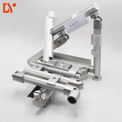 China 28mm Round / Square Lean Tube Aluminium Alloy Lean Pipe Joint Automated Assembly System for sale