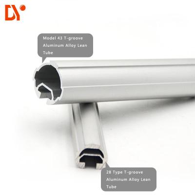 China DY43-02A Aluminum Alloy T Slot Frame Pipe Different Types Pipe Fittings Set for sale