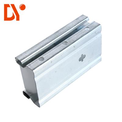 China White Color Plastic Roller Track Cold Pressing / Rolling Rust Proof Custom Length for sale