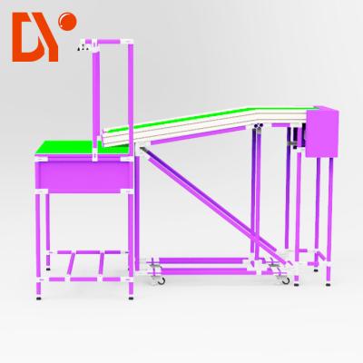 중국 컨베이어 벨트를 가진 자동화된 회의 경사 생산 라인 조정된 길이 판매용