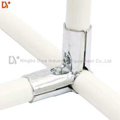 China Stainless Steel Chrome Plated 90 Degree Metal Fitting Pipe Connector for sale