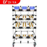 China Modular system Industrial Lean Pipe Racking System Shelf for sale