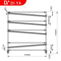 China Modular system Industrial Lean Pipe Racking System Shelf for sale
