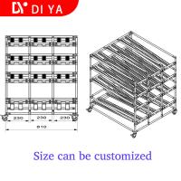 China Modular system Industrial Lean Pipe Racking System Shelf for sale