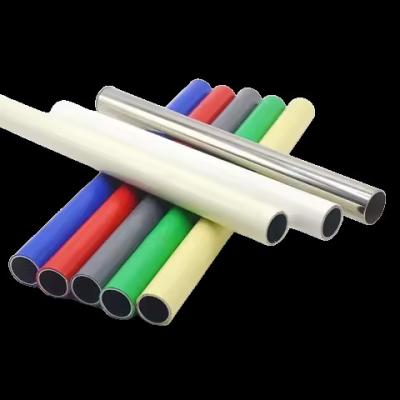 Cina 28 mm tubo di tubo magro PE / ABS rivestito tubo di acciaio tubo di metallo flessibile per banco di lavoro in vendita