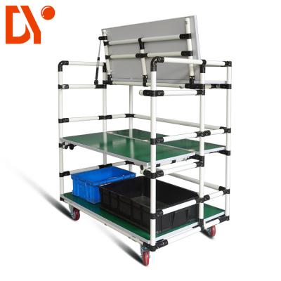 Cina 28 mm tubo di tubo magro PE / ABS rivestito tubo di acciaio tubo di metallo flessibile per banco di lavoro in vendita