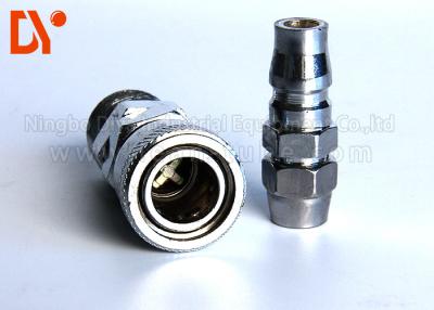 China Castor Pipe Clamp Clip Metal Material Connected / Welded Robust Design for sale