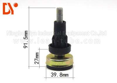 China Castor Pipe Clamp Clip Metal Material Connected / Welded Robust Design for sale