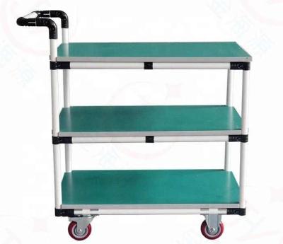 Chariot d'assemblage pour chariots antistatiques d'atelier
