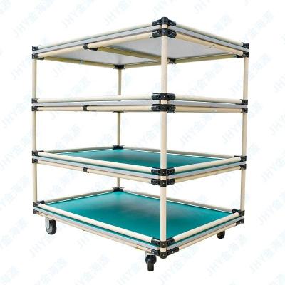 Cina Servizio di montaggio di carrelli antistatici per tubi magri, scaffali compositi per tubi in vendita