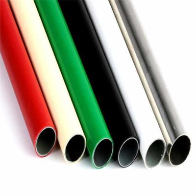 Cina Diametro 28mm colorato PE rivestito di acciaio Kaizen tubo magro per tavolo di lavoro di montaggio flessibile in vendita