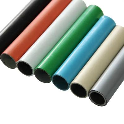 China Factory Specialized Dimension 28mm PE Coating Coated  Lean Pipe Goblin Pipe Lean Kaizen Pipe for sale