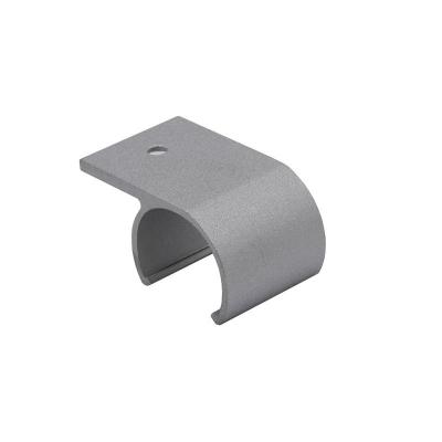 China Dye28-01 28mm Aluminum Lean Pipe Spindle Fixture Holder Fastening Clasp Fixed Plate Clasp for sale
