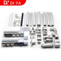 China DY19-01A Anodizing OD19mm Aluminium Pipe for Assembling Pipe Rack System for sale
