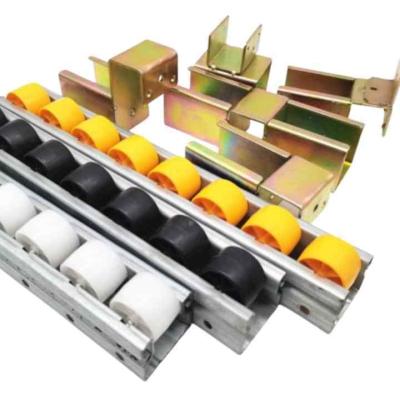 China 2040C Fluent Bar Connector Fixed Lean Pipe Gravity Conveyor Joint Aluminum Alloy Roller Track Joint for sale