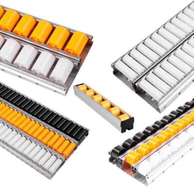 China 2040C Fluent Bar Connector Fixed Lean Pipe Gravity Conveyor Joint Aluminum Alloy Roller Track Joint for sale