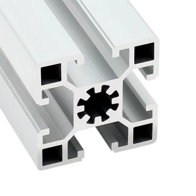 China 45*45 Factory Aluminium Extrusion Profil Frame T Slot Custom Extruded Anodized Industrial Aluminum Profiles for sale