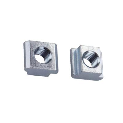 China Wholesale M8 Slide-in T-Nut Tee Slot Nut for 4040 4545 5050 Series Aluminum Extrusion Frame Profile for sale