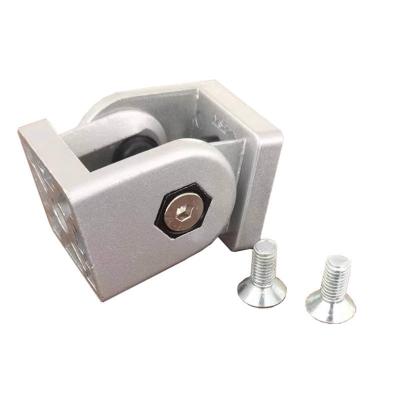 China Custom High Quality 20series 30series 40series Aluminum Profile Connect Flexible Pivot Joint for sale