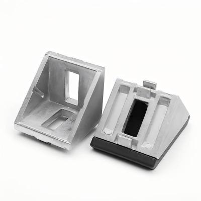 China Factory Price Aluminum Alloy Corner Bracket Gusset for Slot Aluminum Extrusion Profile for sale