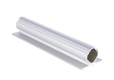 China Double Side Aluminum Pipe DY28-05A Industrial Aluminum Structural Pipe for Blocking or Edge protection for sale