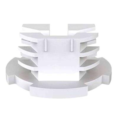 China DYP28-03 Lean Pipe Fittings Aluminum Extrusion Tube End Cover T Slot Frame Insert for sale