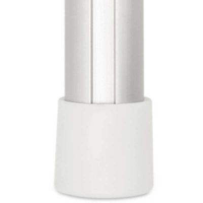 China DYP28-04 Third Generation Lean Pipe Foot Support Aluminum Tube Foot Cover Plastic Foot Bush for sale