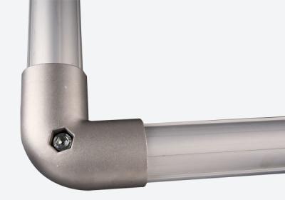 China Factory Direct Sale DYJ28-A15 Aluminum Alloy Lean Pipe Joint 90° Outer Connector for sale