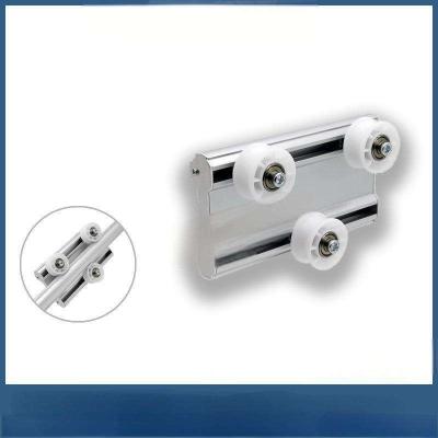 China DYE28-38 High Quality Industrial Aluminum Tube Accessory Joint Tube Groove Roller Slider for sale