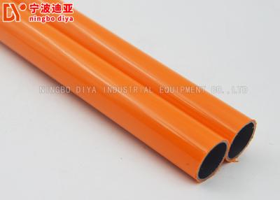 China Professional Orange Lean Pipe Colded Roll Bar PE / ABS Coated ISO Standard for sale