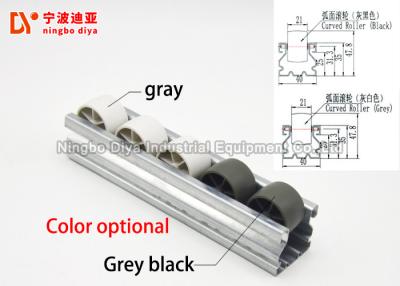 China Anti Static Plastic Roller Track Customized Diameter With Steel Chromate Material for sale