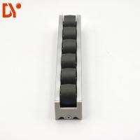 China Aluminum Alloy Frame Roller Track System With Plastic Roller Wheel for sale