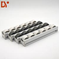 China Aluminum Alloy Frame Roller Track Hardware With Plastic Roller Wheel 4 Meter for sale