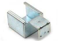 China Zin Plating Metal Roller Track Hardware Mounting Bracket For Joint Pipe System for sale