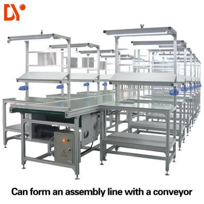 China Assembly Coated Lean Pipe Aluminium Profile Workbench For Workshop for sale