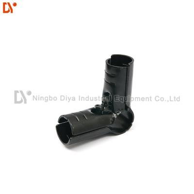 China HJ-2 Iron Metal Lean Pipe Joint For Rack System 28mm for sale