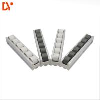 China Aluminum Alloy Frame Roller Track Hardware With Plastic Roller Wheel 4 Meter for sale