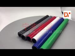 q195 steel lean tube od 28mm pe / abs coated colorful cold rolled for industry