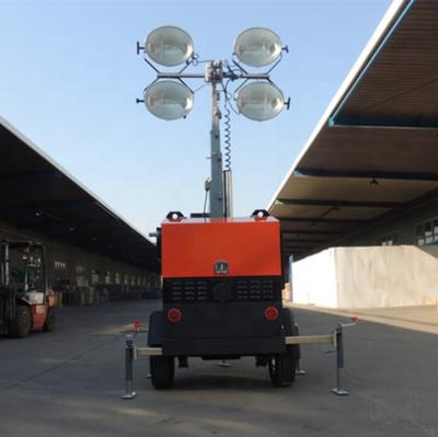 China Stabiler DieselKompaktbauweise-kleiner Abdruck des Lichtmast-5.0kw zu verkaufen