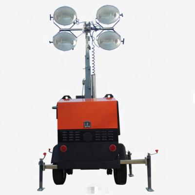 China Pactical LED Höhen-beweglicher beleuchtender Turm des Generator-Lichtmast-4m zu verkaufen