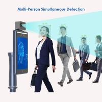 China 10.1 Inch Facial Recognition Access Control System 2GB RAM with Temperature Sensor for sale