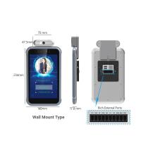 China Desktop Thermal Face Recognition Device 8 inch IPS Screen 2MP Camera Body Temperature Detection for sale