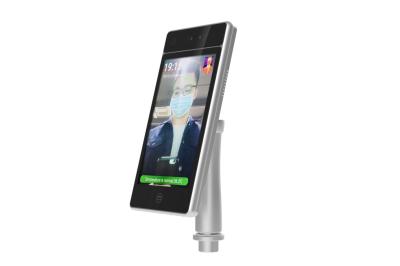 Cina touch screen a 10,1 pollici di fronte di 0.3m-2m di riconoscimento del dispositivo di misura termica di temperatura in vendita
