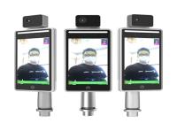 China Biometric Face Recognition Temperature Terminal 8 Inch Touch Screen Android 7.1 for sale