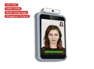 China Android 7.1 Thermal Face Recognition Device , Face Recognition Infrared Thermometer for sale
