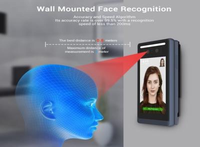 China De Opkomstterminal van de veiligheids Biometrisch Tijd/IC-Kaart het Toegangsbeheersysteem van de Gezichtsopsporing Te koop