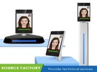 China 10.1 Inch Android 7.1 Face Recognition Turnstile Gate Access Control System with Infrared Temperature Detection for sale